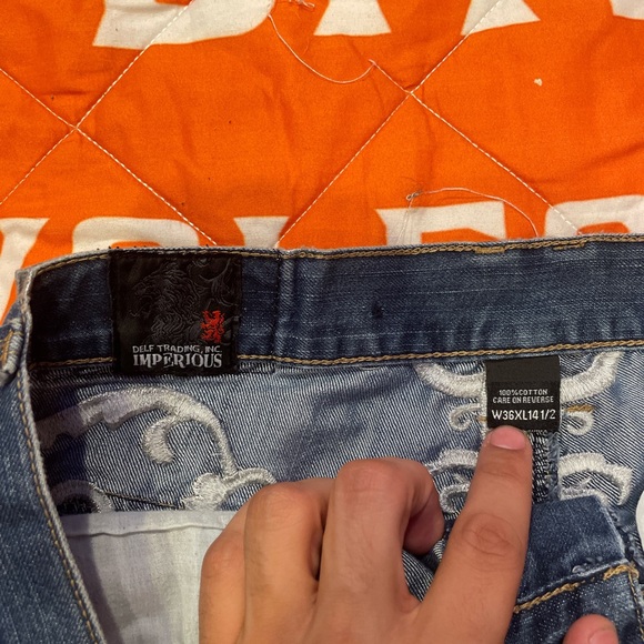 Shorts | Vintage Y2k Imperious Embroidered Jean Shorts | Poshmark